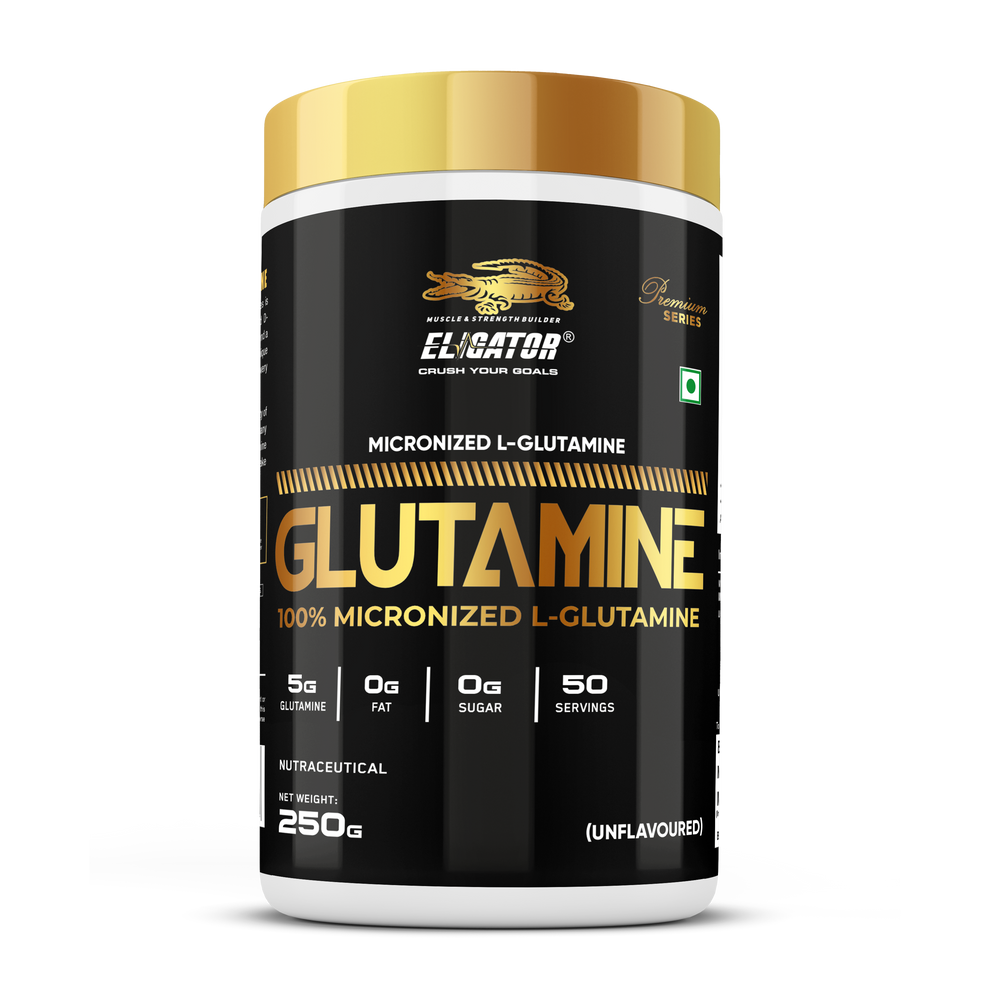 Eligator Nutrition Premium Series Glutamine 250 Gm – Muscle Stack