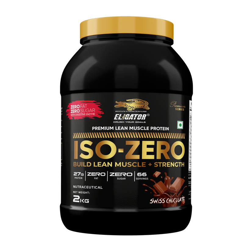 Eligator Nutrition Premium Series ISO Zero Isolate Whey Protein ...