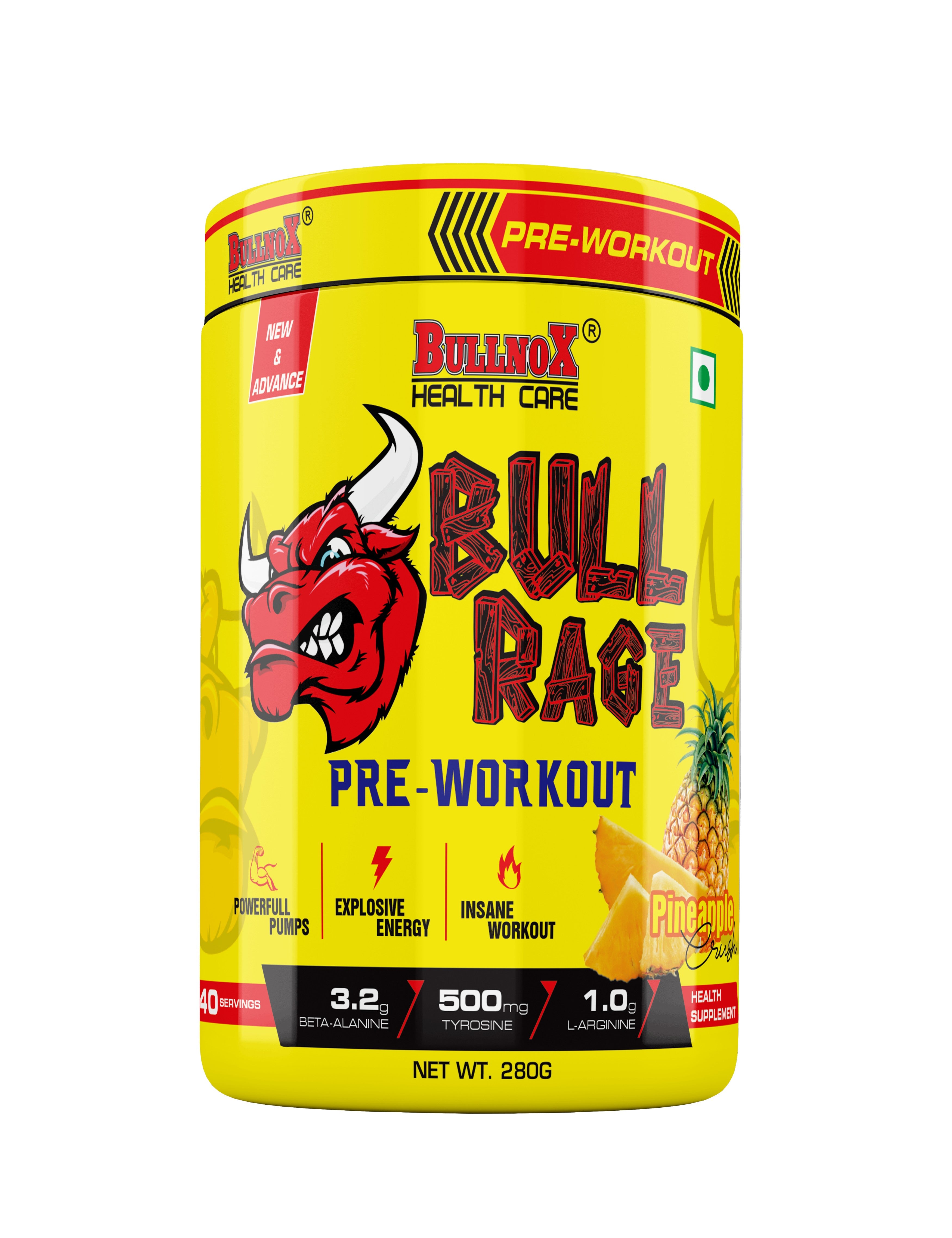 Bullnox Bull Rage Pre-Workout - 40 Servings – Muscle Stack